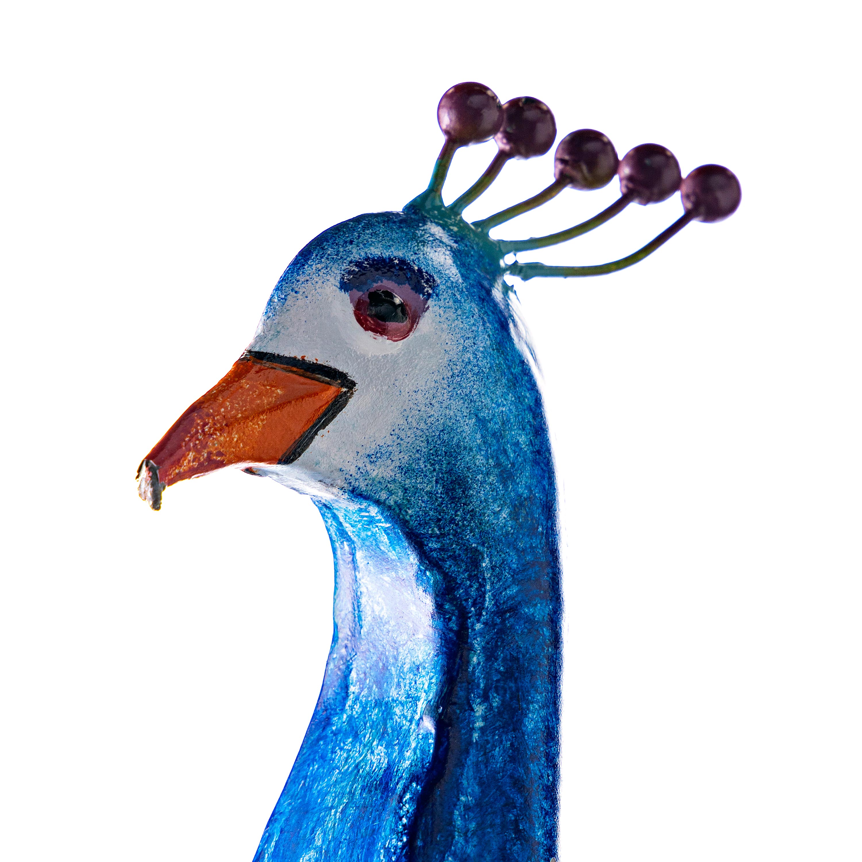 Handcrafted Metal Peacock Motion Rocker Langrents